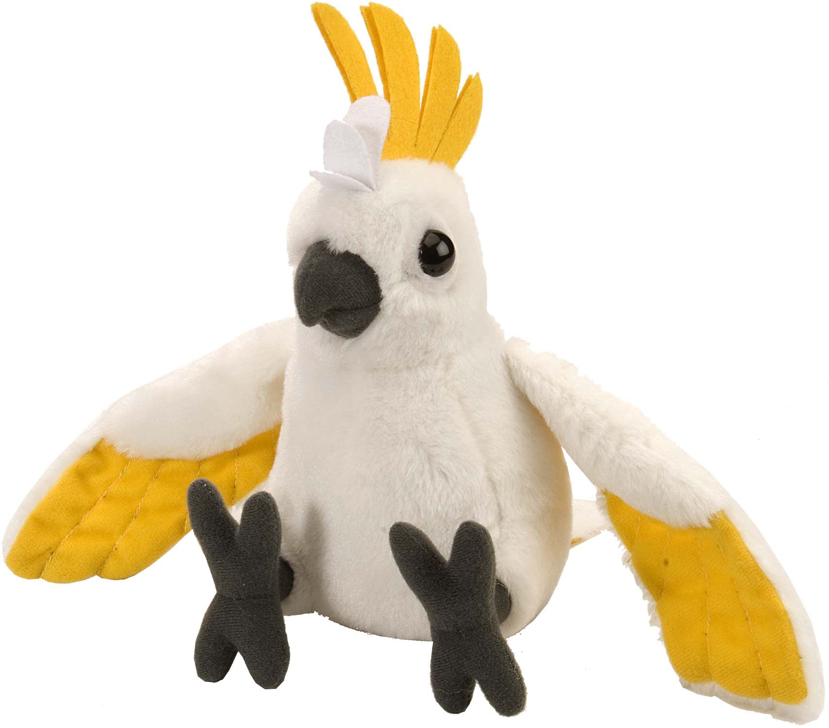 Cuddlekins Mini Sulphur Crested Cockatoo Stuffed Animal 8" – Wild ...