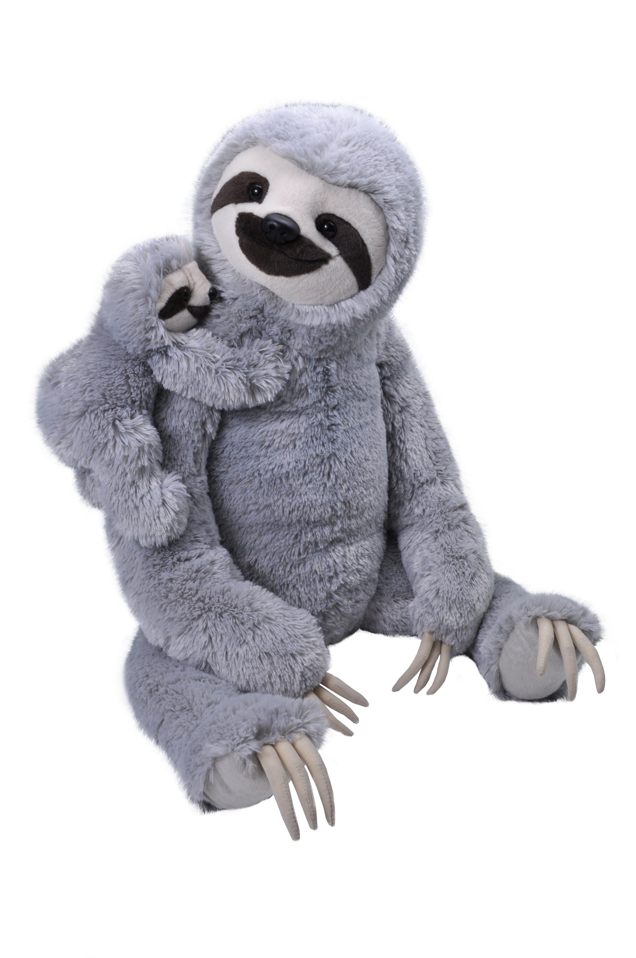 Mom & Baby Jumbo Sloth Stuffed Animal 30" – Wild Republic India