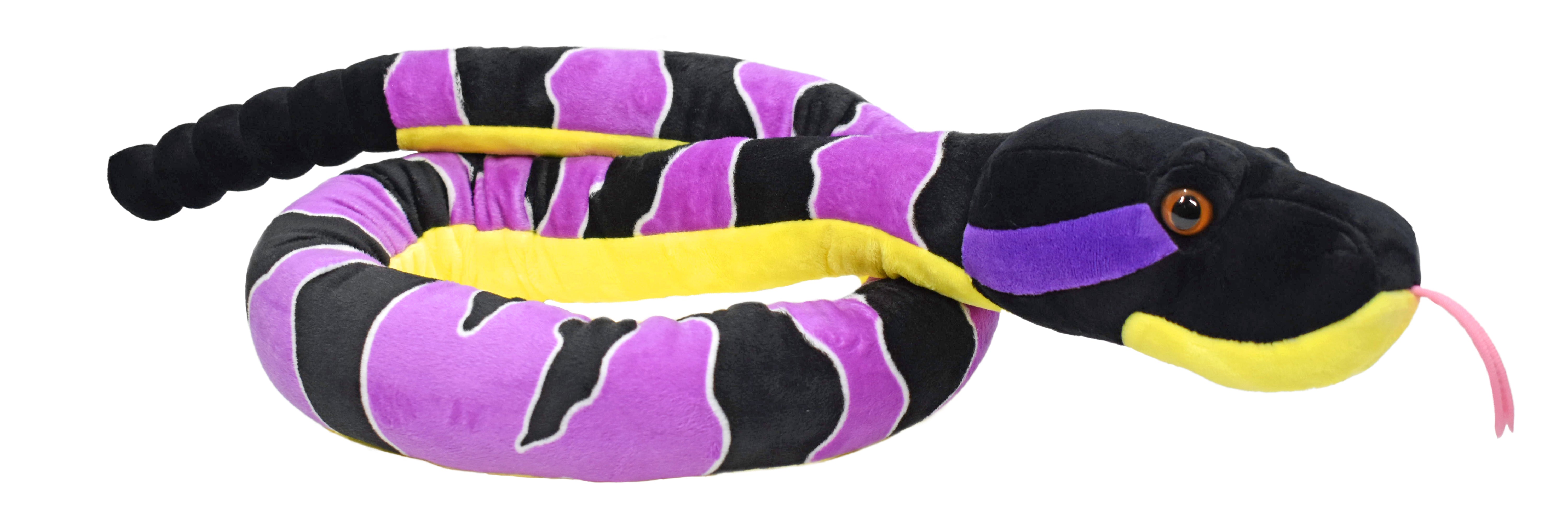 Plush Snake Timber Rattlesnake Stuffed Animal 54" – Wild Republic India